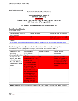 2020-08-10-Ethiopia-Covid19-Sitrep.pdf - ChildFund Alliance