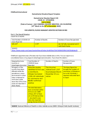 2020-11-10-Ethiopia-Covid 19-Sitrep.pdf - ChildFund Alliance
