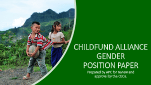 CEO GENDER POSITION PAPER CHANGES.pdf - ChildFund Alliance