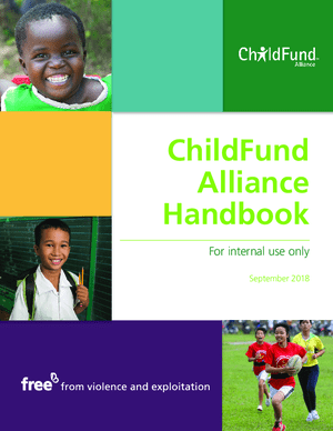 ChildFund Alliance Handbook 2018 (CEOs & Board) - ChildFund Alliance