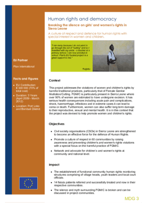 Breaking the silence on girls’ and women’s rights in Sierra Leone ...