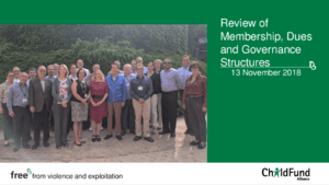 Review Of Membership Dues And Governance Structures Pre Reading For