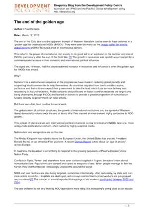 The End of the Golden Age_Development Policy Centre.pdf - ChildFund ...