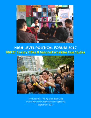 UNICEF 2017 VNR Case Studies - ChildFund Alliance