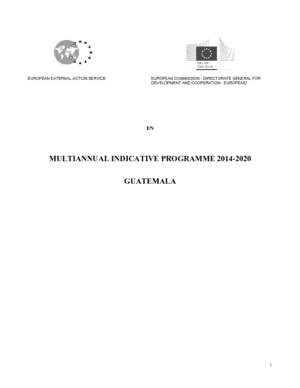 EU Guatemala Multi-Annual Indicative Programme 2014-2020 - ChildFund ...